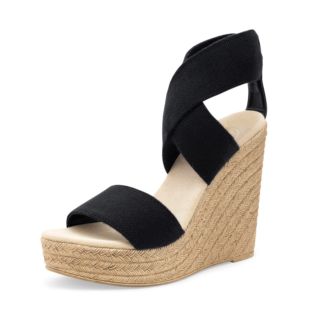 Joy Platform Espadrille Wedge Sandal | 6" Heel with 3" Platform ...