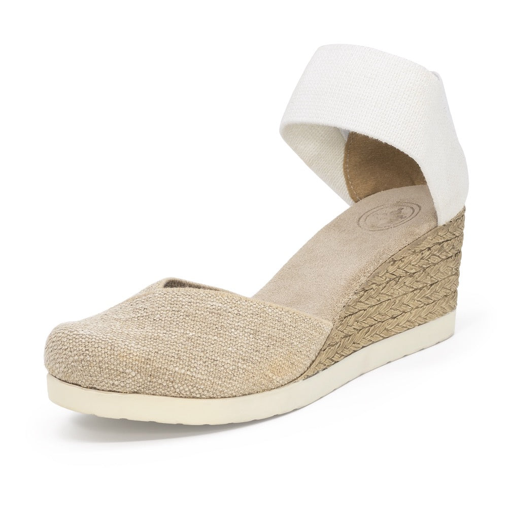 OBX Outerbanks Shoes - Closed Toe Espadrille Wedges